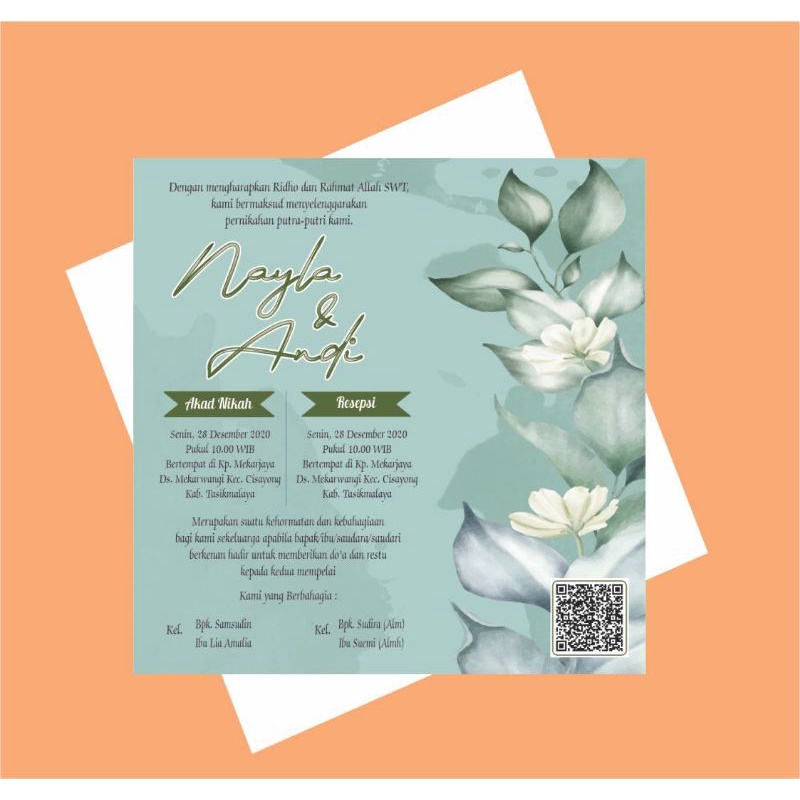 Jual UNDANGAN MINI/UNDANGAN KOPI/UNDANGAN PERNIKAHAN/UNDANGAN KHITAN ...