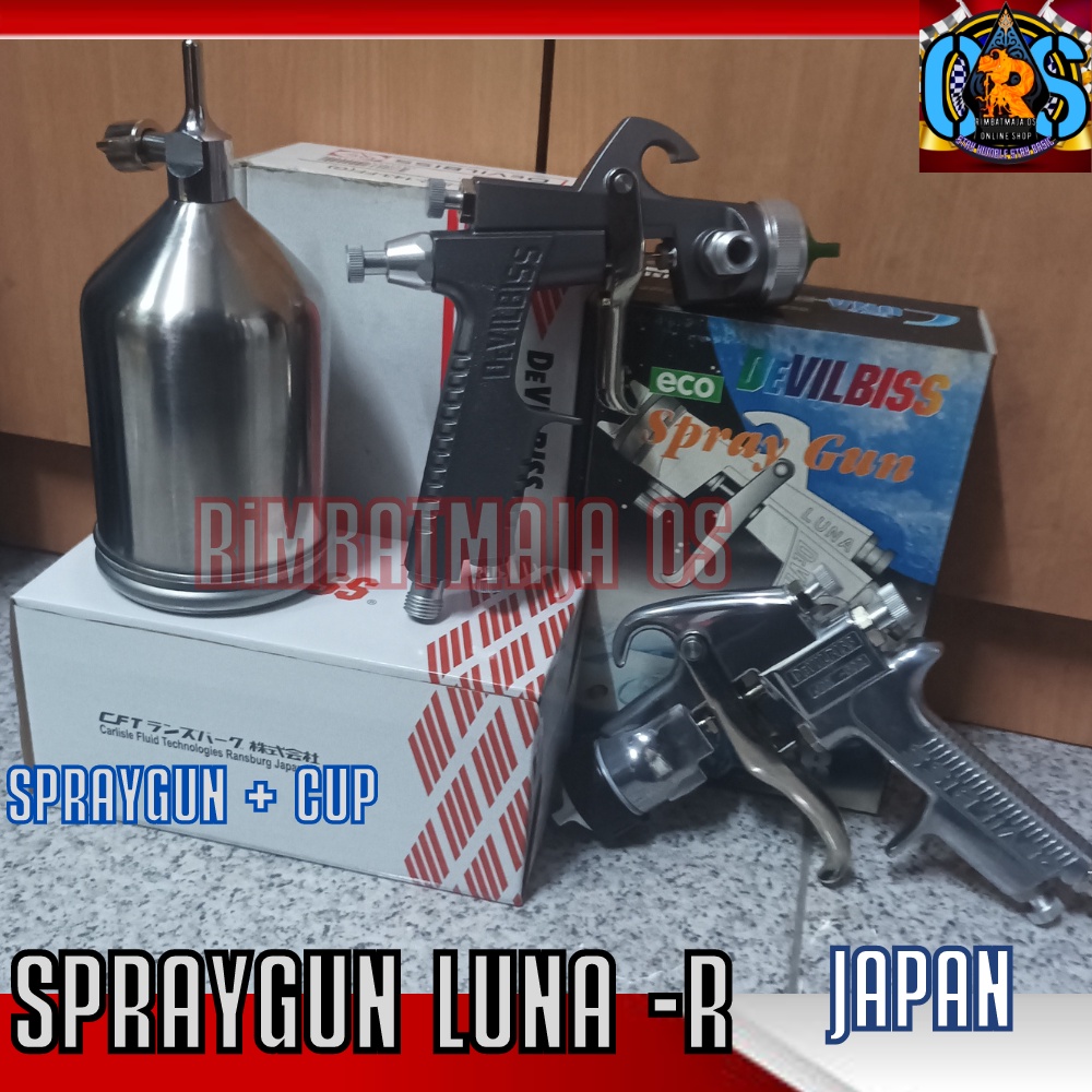 Jual Spray Gun Gravity Devilbiss SPRAYGUN Luna - R Gravity Made Japan ...