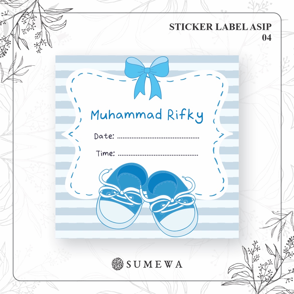 Jual Label Botol ASI / Sticker Botol ASI / Sticker Label ASI - 04 ...