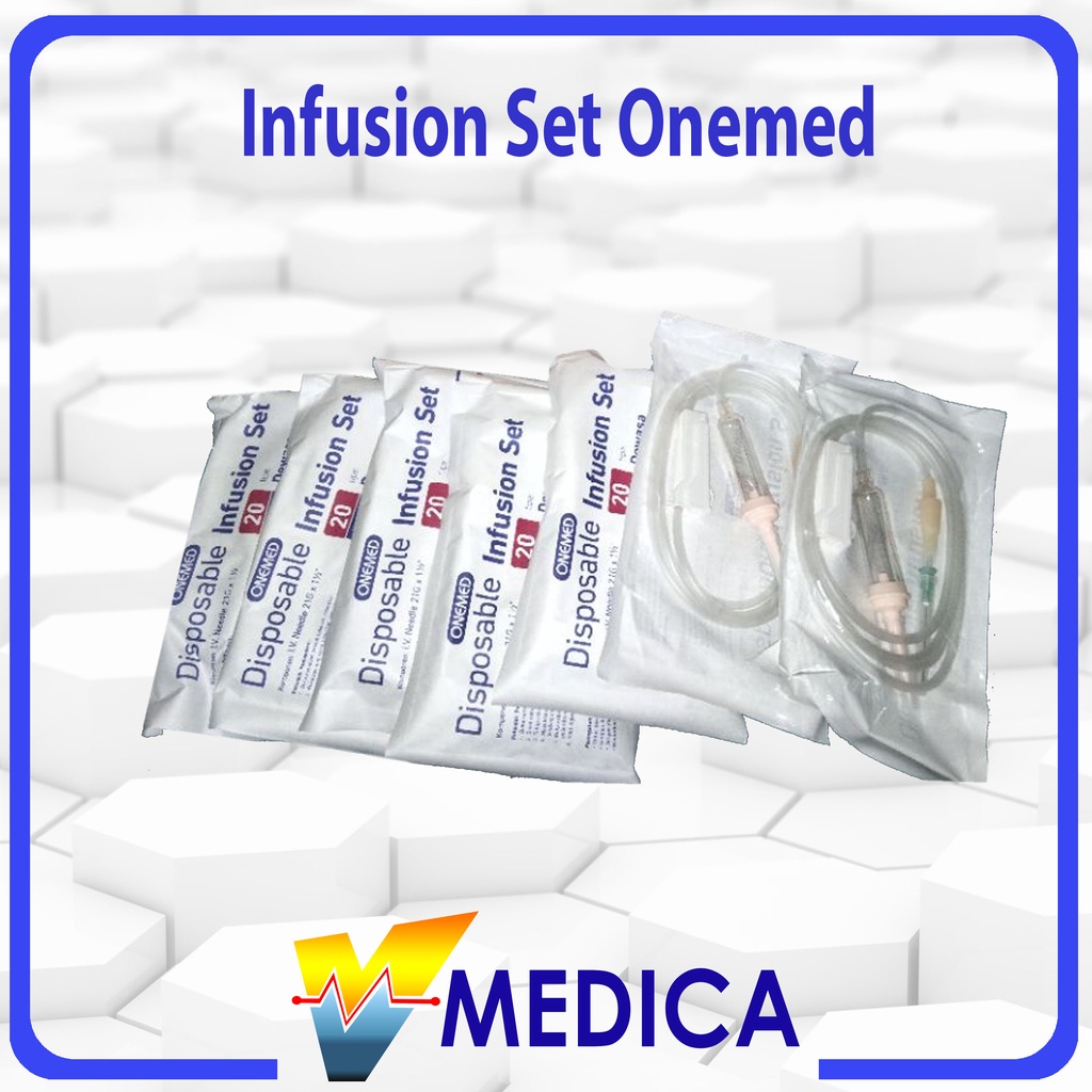 Jual Infus Set Onemed Dewasa / Selang Infus / Infusion Set Onemed ...