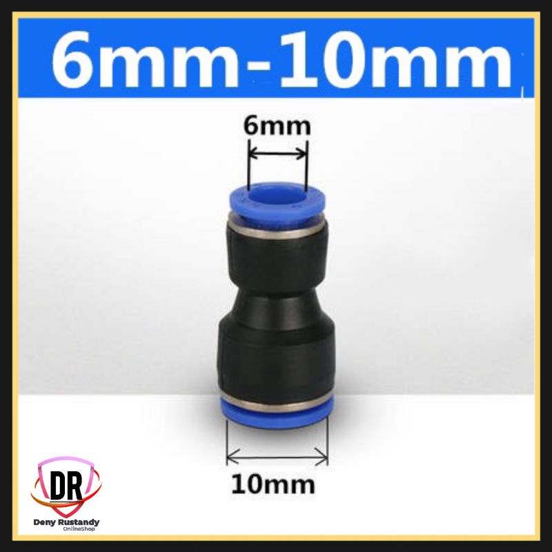 Jual PU PNEUMATIC SLIP LOCK JOINER FITTING KONEKTOR SELANG PU PUSH IN ...