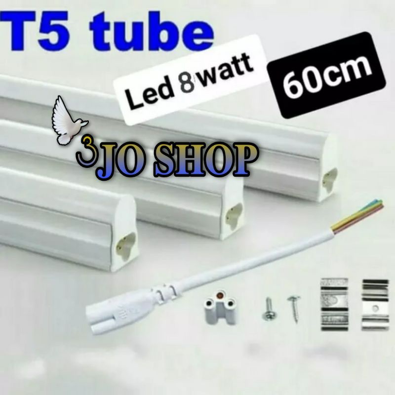 Jual Lampu TL Neon T5 Led 8 Wattt Tube 60 Cm 8 W Watt Warm/White | Shopee Indonesia
