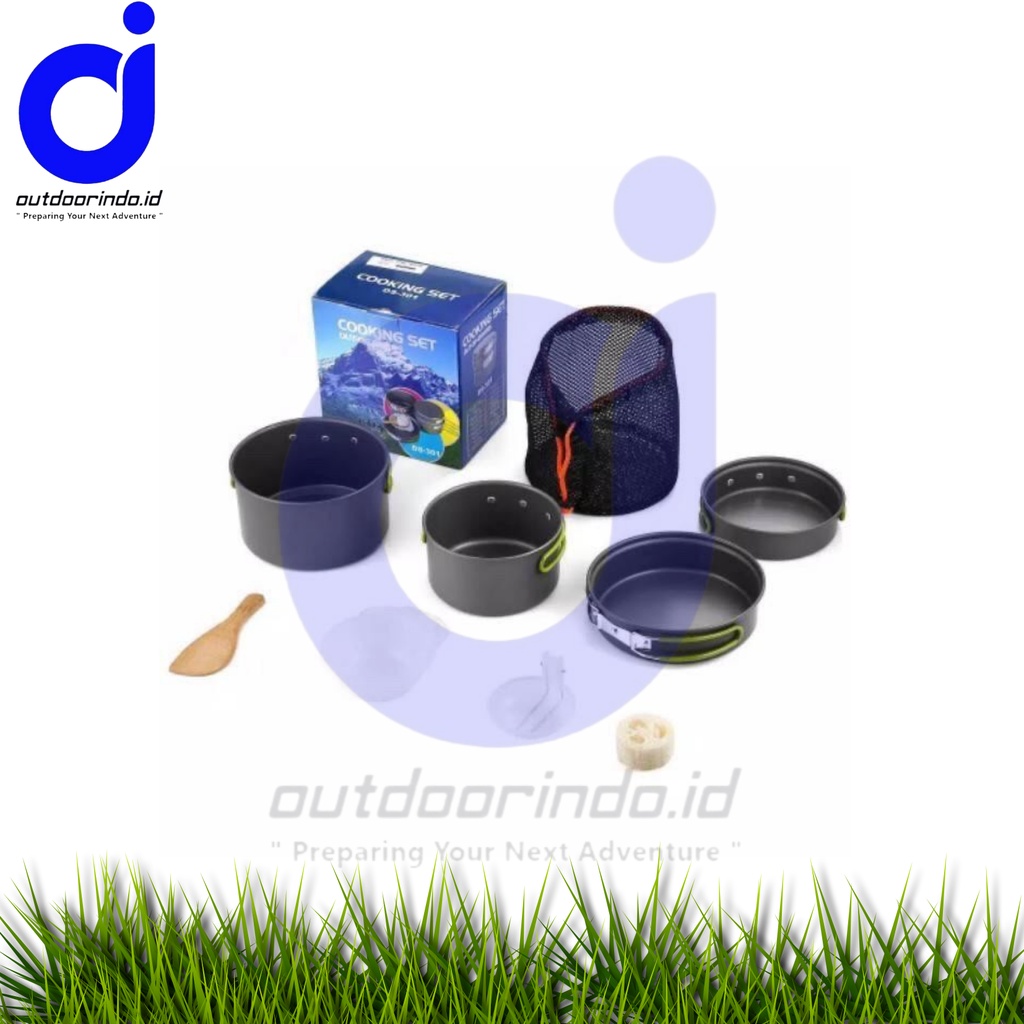 Jual Outdoor Indonesia - 000031 - Cookingset DS301 / alat masak DS 301 ...