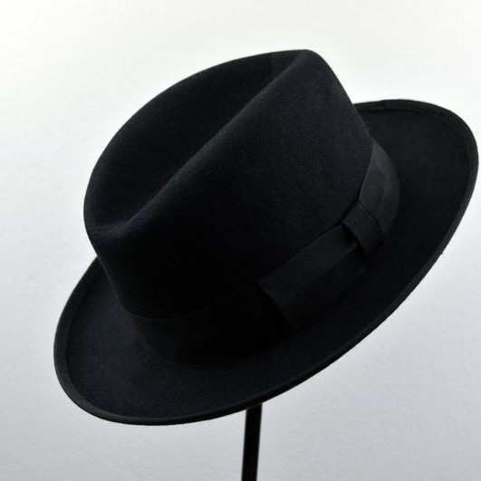Jual Topi fedora homburg rodeohat hitam porkpie | Shopee Indonesia