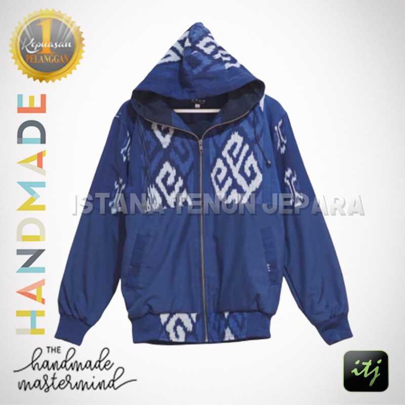 Jual Jaket Tenun Etnik Pria Kombinasi Tenun Troso Motif Toraja | Shopee ...