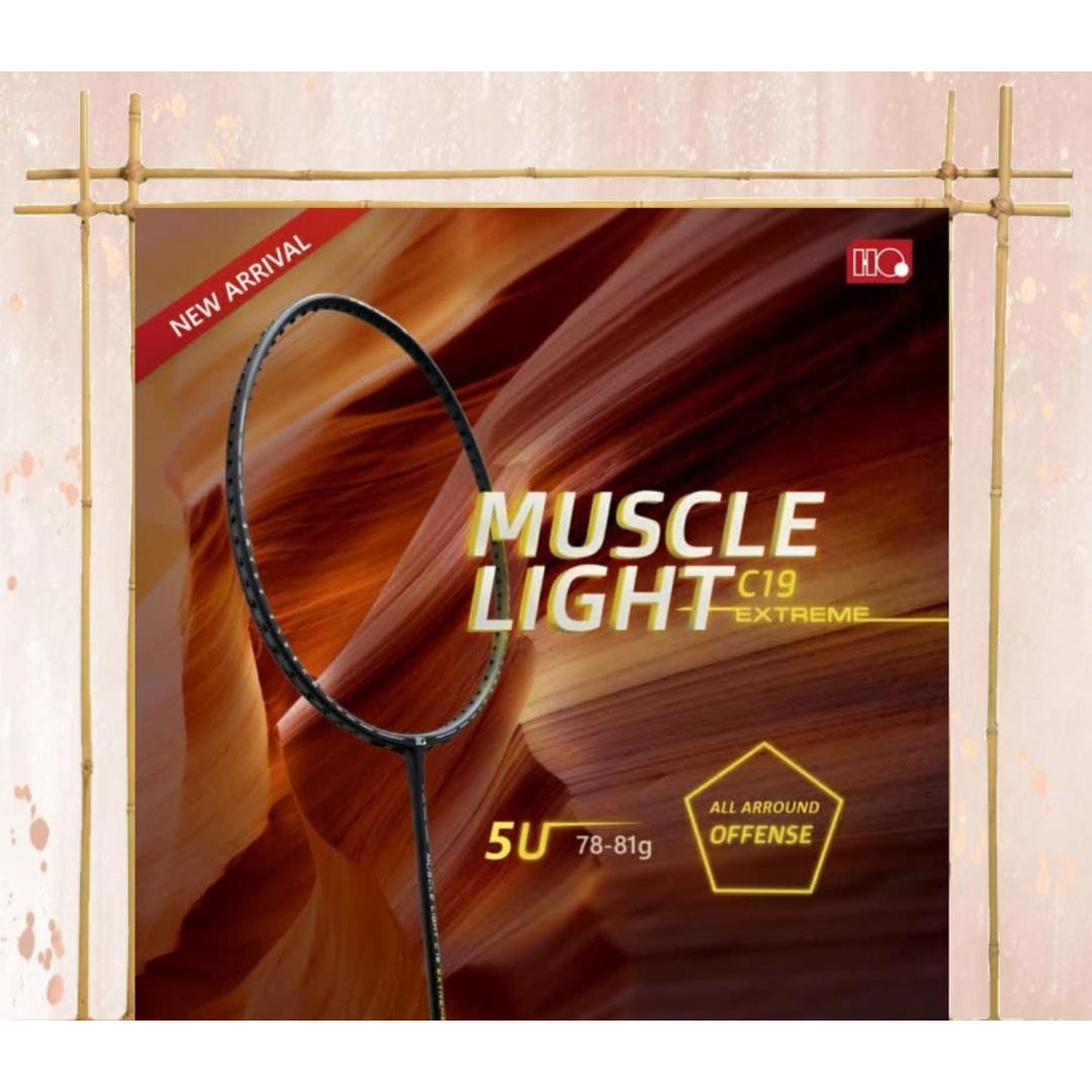Jual Raket Badminton Hiqua Muscle Light C19 Extreme Raket HQ Muscle ...