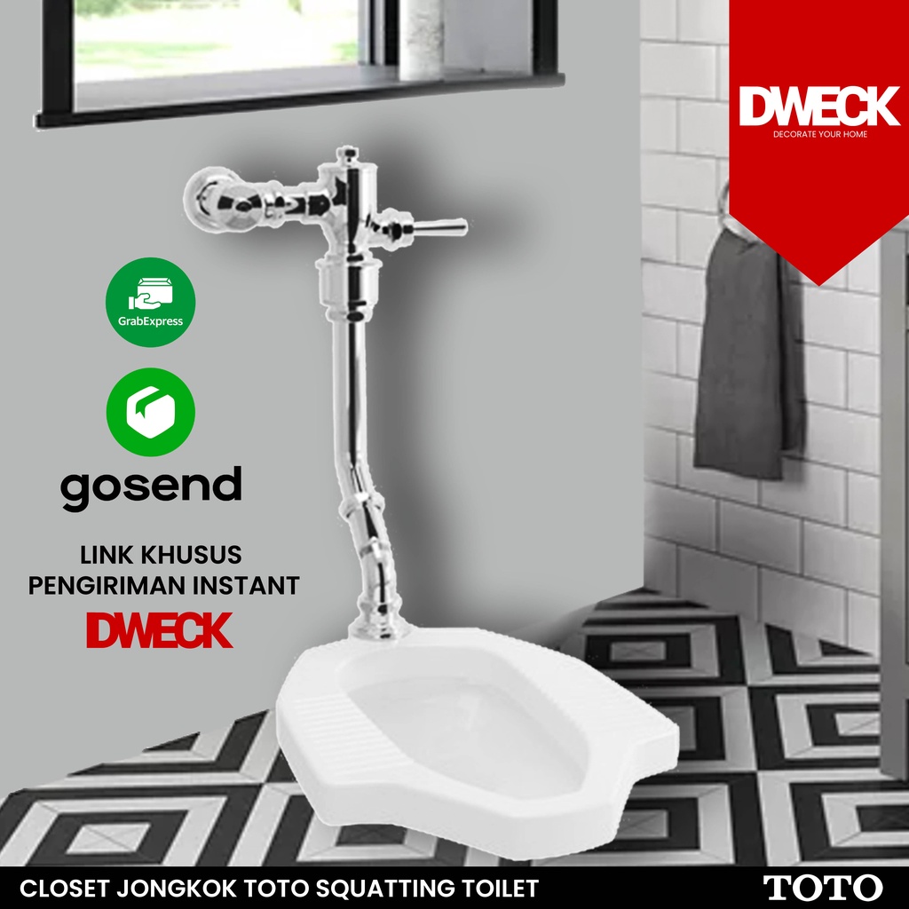 Jual Closet Jongkok TOTO CE9 Original / Closet Jongkok Toto | Shopee Indonesia