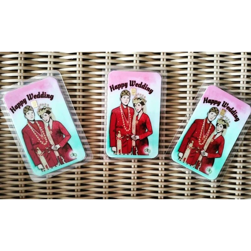 Jual Happy wedding pengantin Jawa 0,1gram | Shopee Indonesia