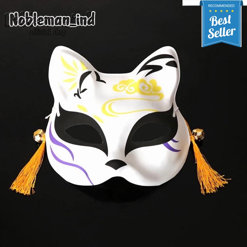 Jual Topeng JEPANG Kitsune Premium Topeng Cosplay Ninja Japanese Topeng ...