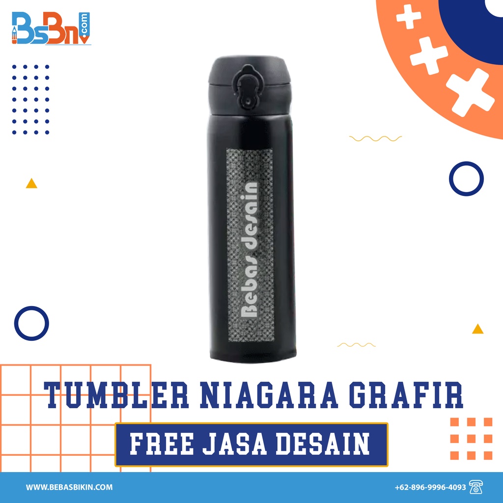 Jual BEBAS BIKIN Tumbler Custom Stainless Botol Minum Tumbler Grafir ...