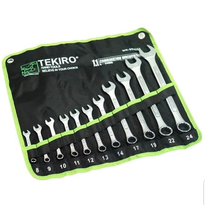 Jual Tekiro Kunci Ring Pas Set 11 pcs (8-24 mm) | Shopee Indonesia