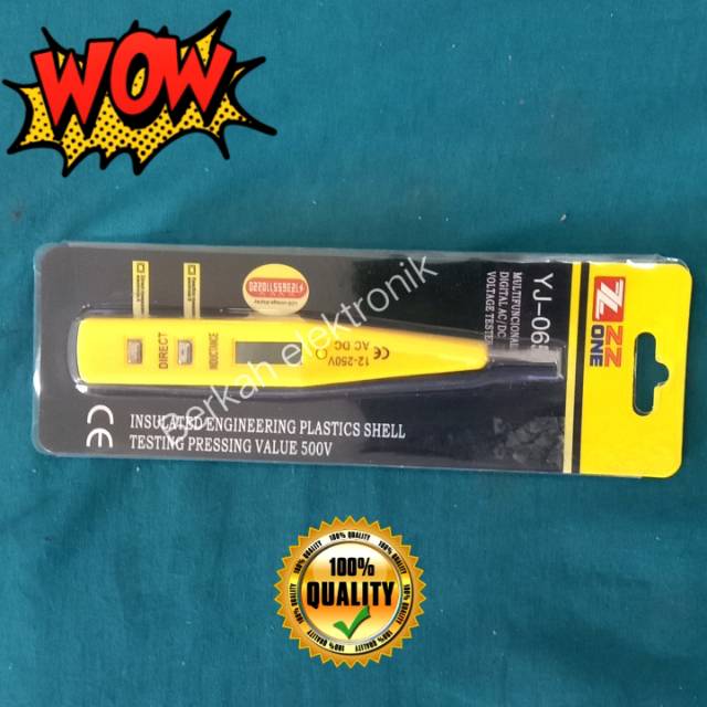 Jual TESPEN DIGITAL LISTRIK/ TESTER VOLTAGE DIGITAL AC&DC MULTIFUNGSI ...