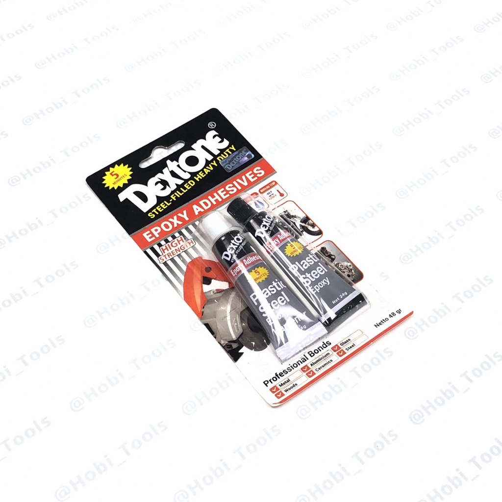 Jual DEXTONE LEM EPOXY 5 MENIT - 5 MINUTE EPOXY GLUE | Shopee Indonesia
