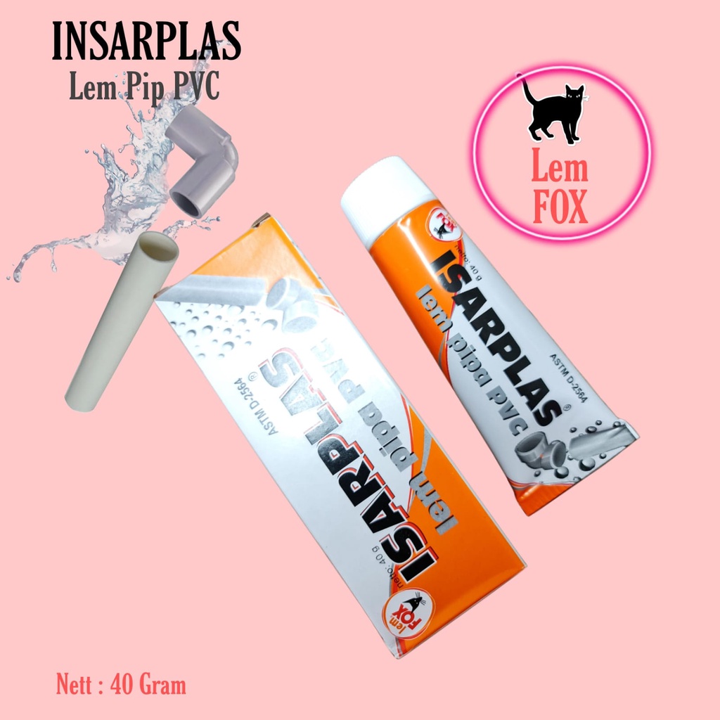 Jual Lem Pipa PVC Lem ISARPLAS Original By PT. AICA Indria 40 Gr & 45 Gr ( Lem PVC Murah ...