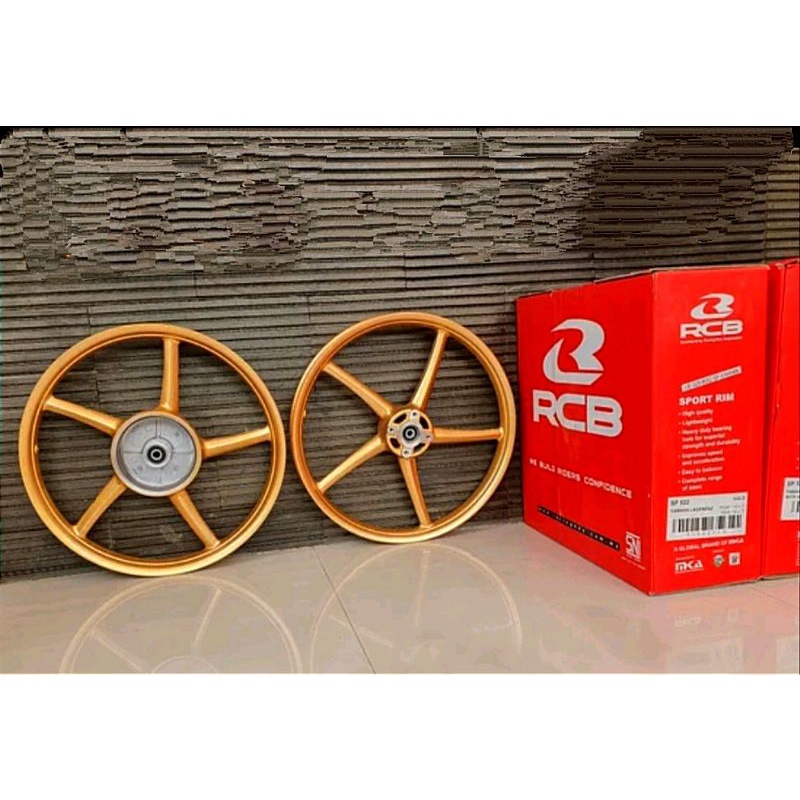 Jual velg RCB gold sp 522 Ukuran 140 vs 160 Jupiter vega RX king ...