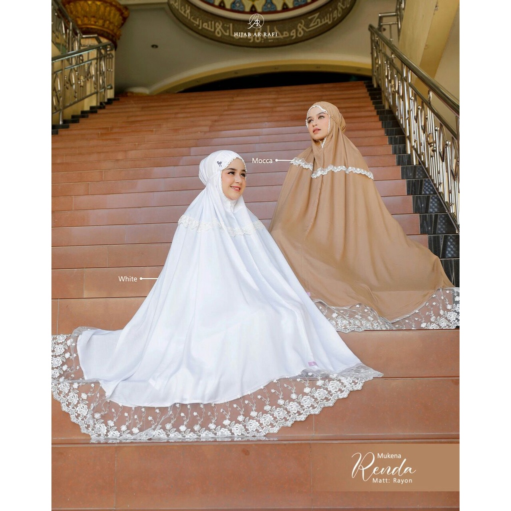 Jual Mukena Renda Terbaru | Mukena Hijab Arrafi | Alat Sholat Kekinian ...
