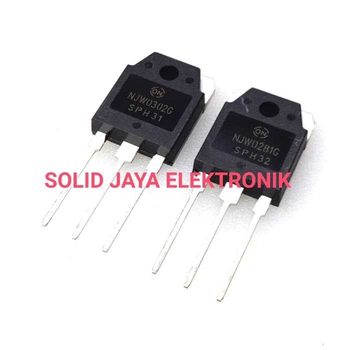 Jual TRANSISTOR NJW0302 NJW0281 NJW 0302 0218 G TR AMPLIFIER AUDIO SYSTEM TR FINAL ASLI ORIGINAL ...