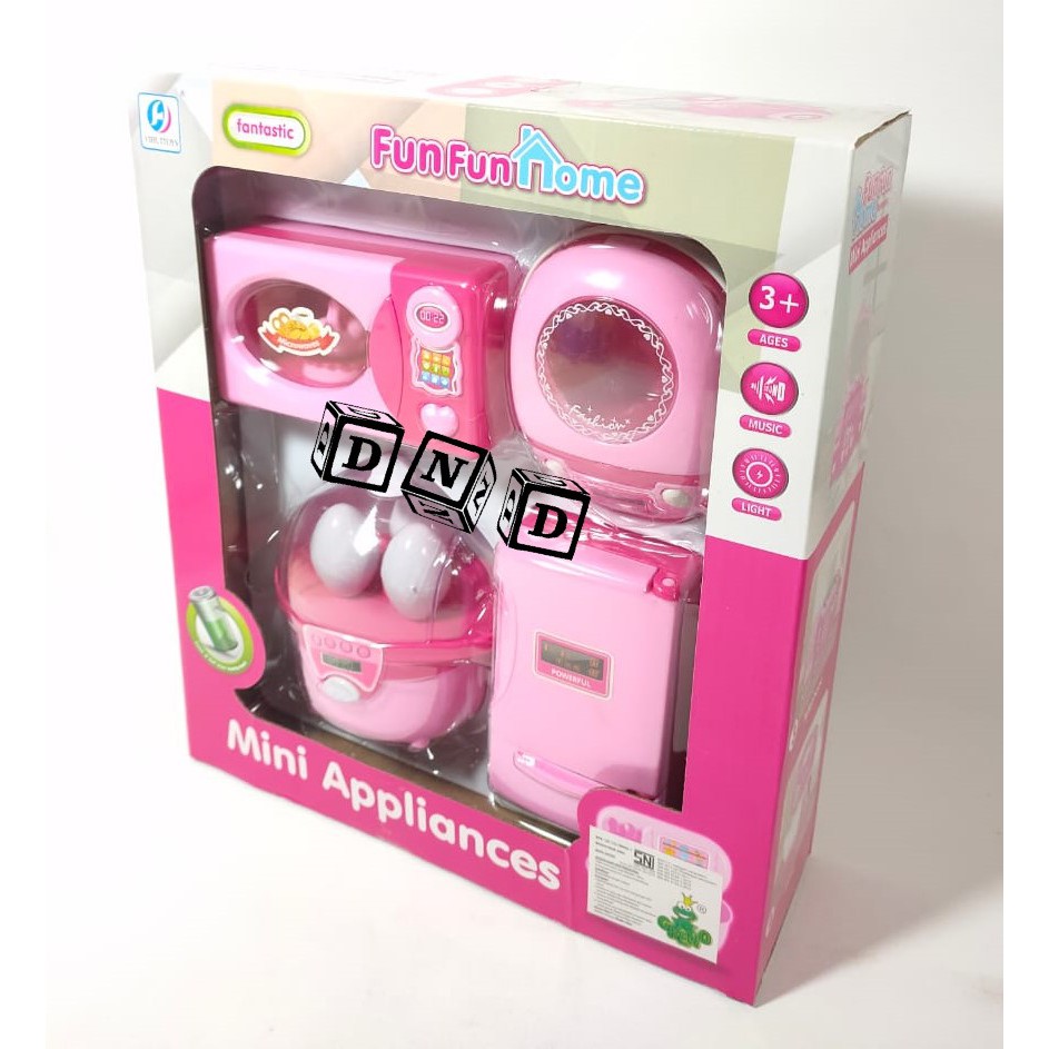 Jual Mainan Anak Perempuan Mini Appliances House Hold Set Kitchen ...