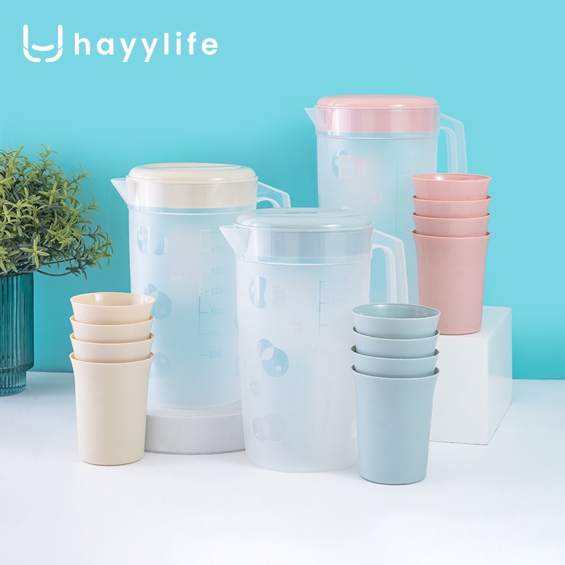 Jual HAYYLIFE Set Ketel Dingin 5 in 1 2000 ML -Teko Set PP Segel Teko ...