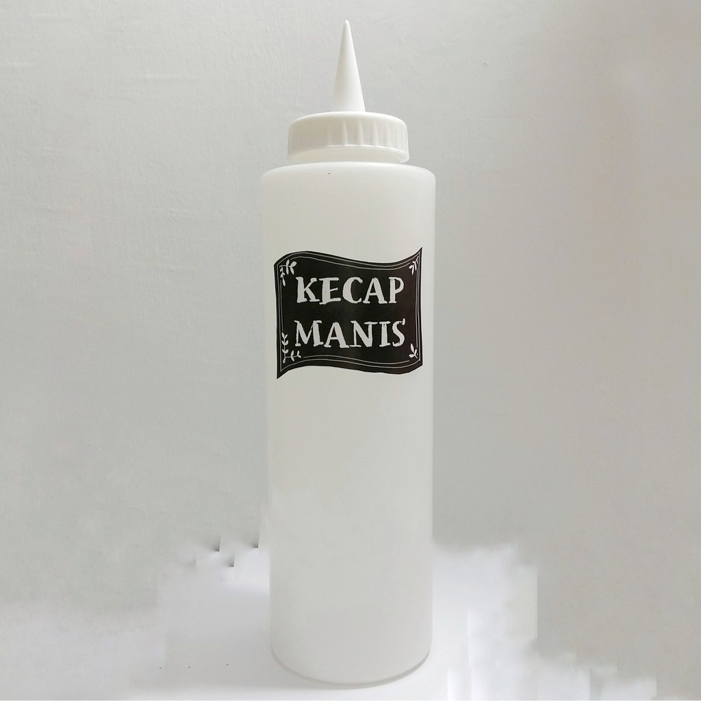 Jual Botol Kecap Botol Saus 550ml + Stiker Label | Shopee Indonesia