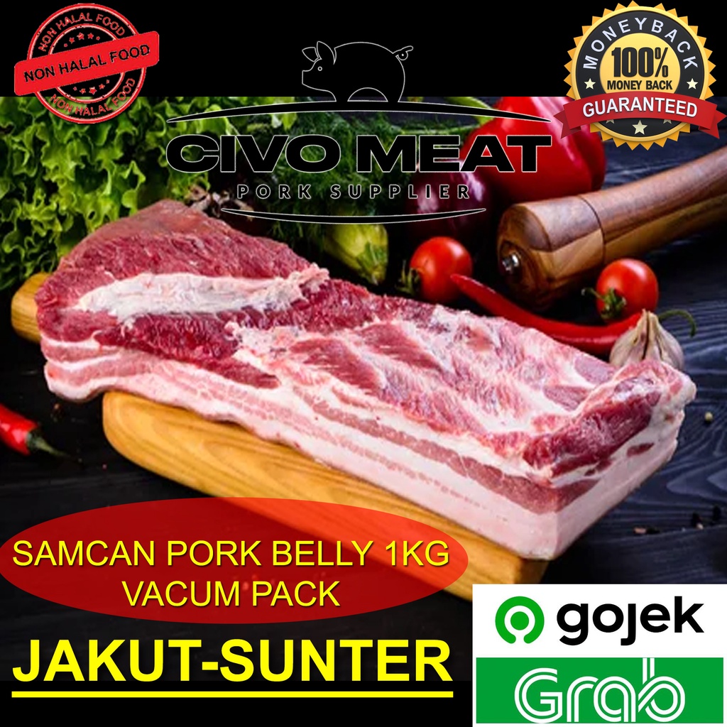 Jual Daging Babi FRESH Samcan / Pork Belly 1kg | Shopee Indonesia