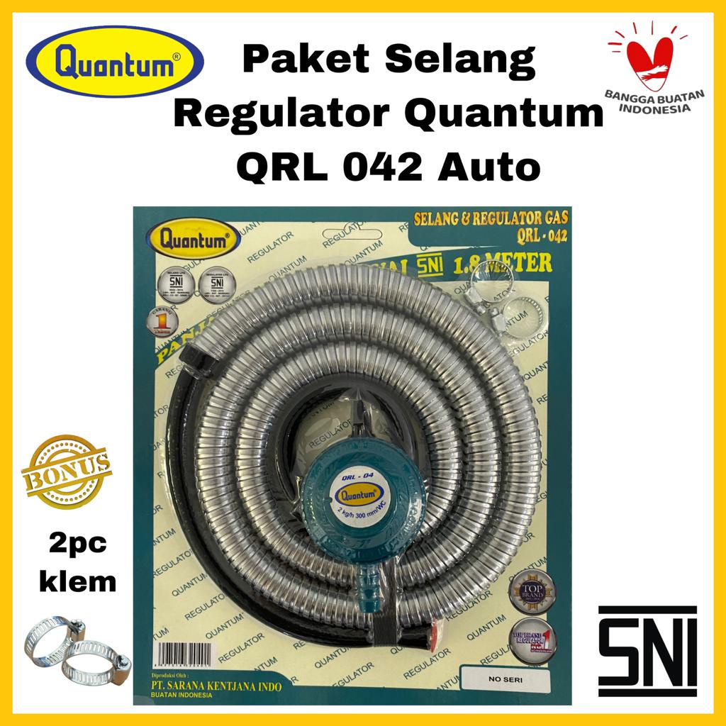 Jual Paket Selang Regulator Gas Quantum QRL-042 auto tanpa meter ...