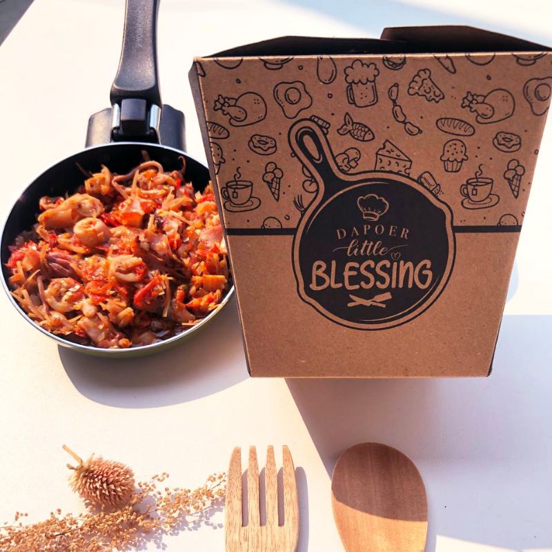 Jual Rice Box/nasi kotak/ rice bowl sei sapi cabe ijo/ sei ayam cabe ...