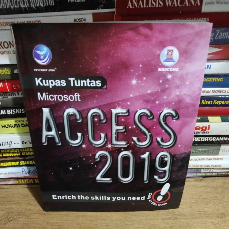 Jual Buku Kupas tuntas Microsoft Access 2019 Oleh Madcoms | Shopee Indonesia