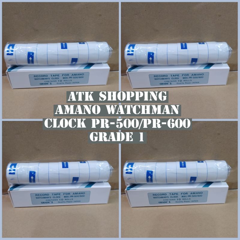 Jual AMANO WATCHMAN CLOCK PR-500/PR-600 ROLL GRADE 1 | Shopee Indonesia