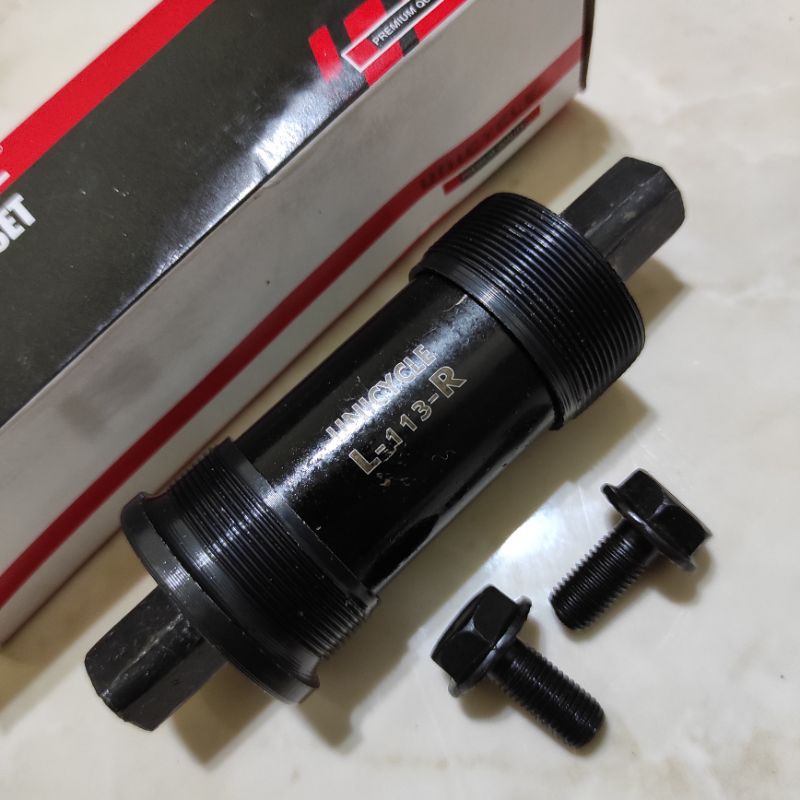 Jual BB UNICYCLE BOTTOM BRACKET 113 MODEL AS KOTAK PANJANG 113MM ...