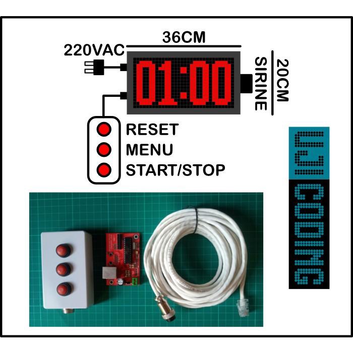 Jual Stopwatch Modul Controller Display Timer Stopwatch Counter Down ...