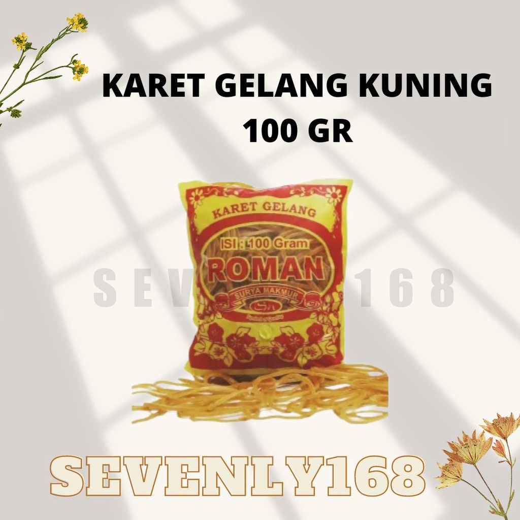 Jual KARET GELANG KUNING ROMAN @100 GRAM | Shopee Indonesia