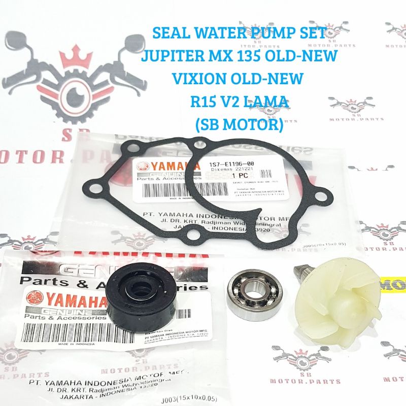 Jual SEAL SIL SEL WATER PUMP PAKING KIPAS BEARING JUPITER MX 135 LAMA-NEW VIXION 150 LAMA-NEW ...