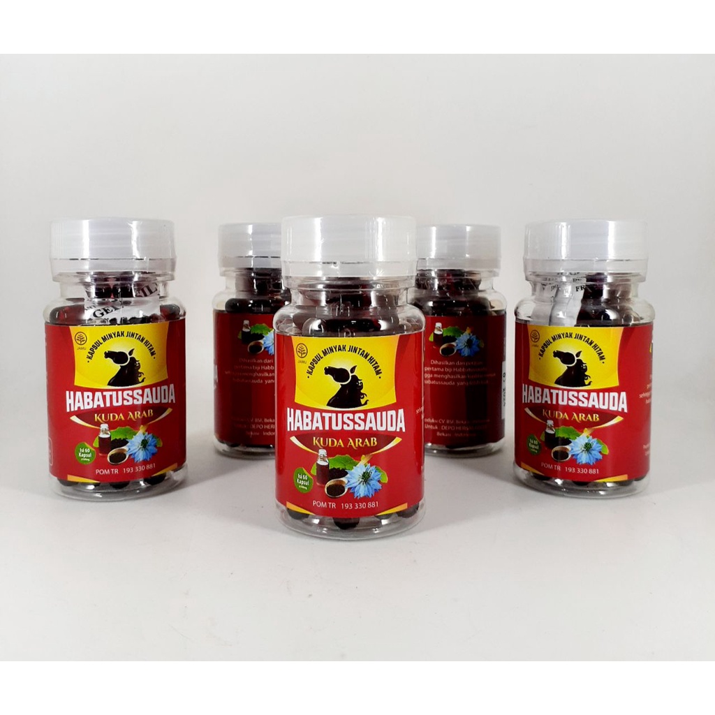 Jual KAPSUL JINTAN HITAM - HABATUSSAUDA CAP KUDA ARAB 60 Kapsul ...