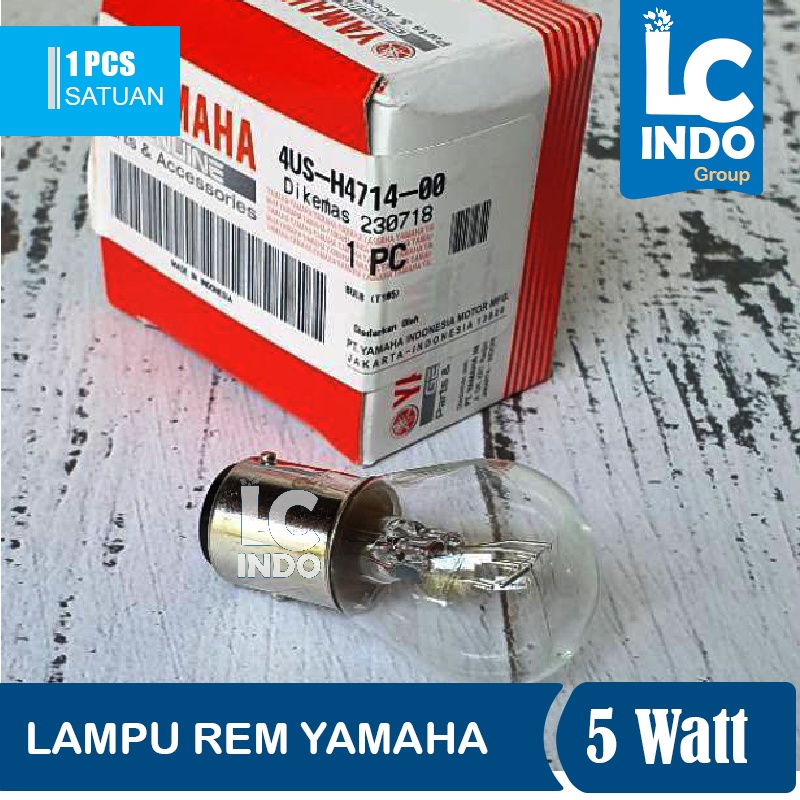 Jual Lampu Bohlam Rem YAMAHA 4US 12v 5 watt / Bohlam lampu Rem yamaha ...