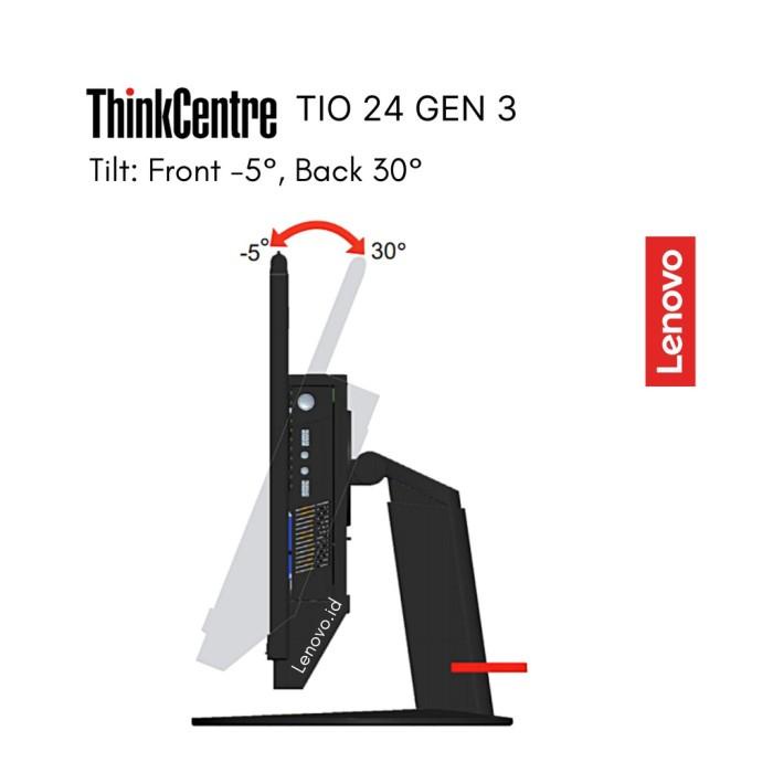 Jual Monitor Lenovo Touchscreen 24 inch ThinkCentre Tiny-In-One TIO24 ...