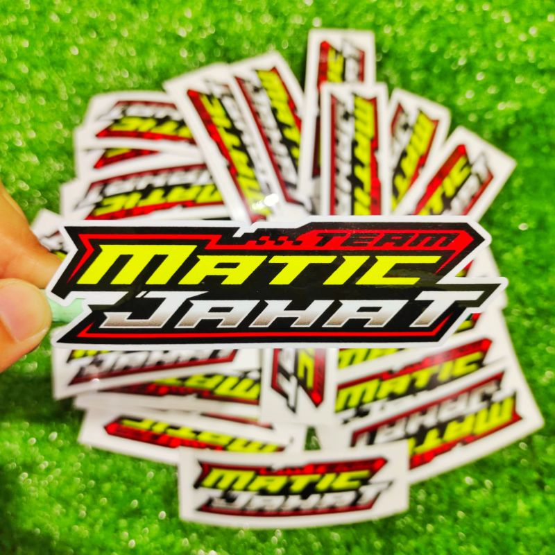Jual stiker kata2 sticker matic jahat | Shopee Indonesia