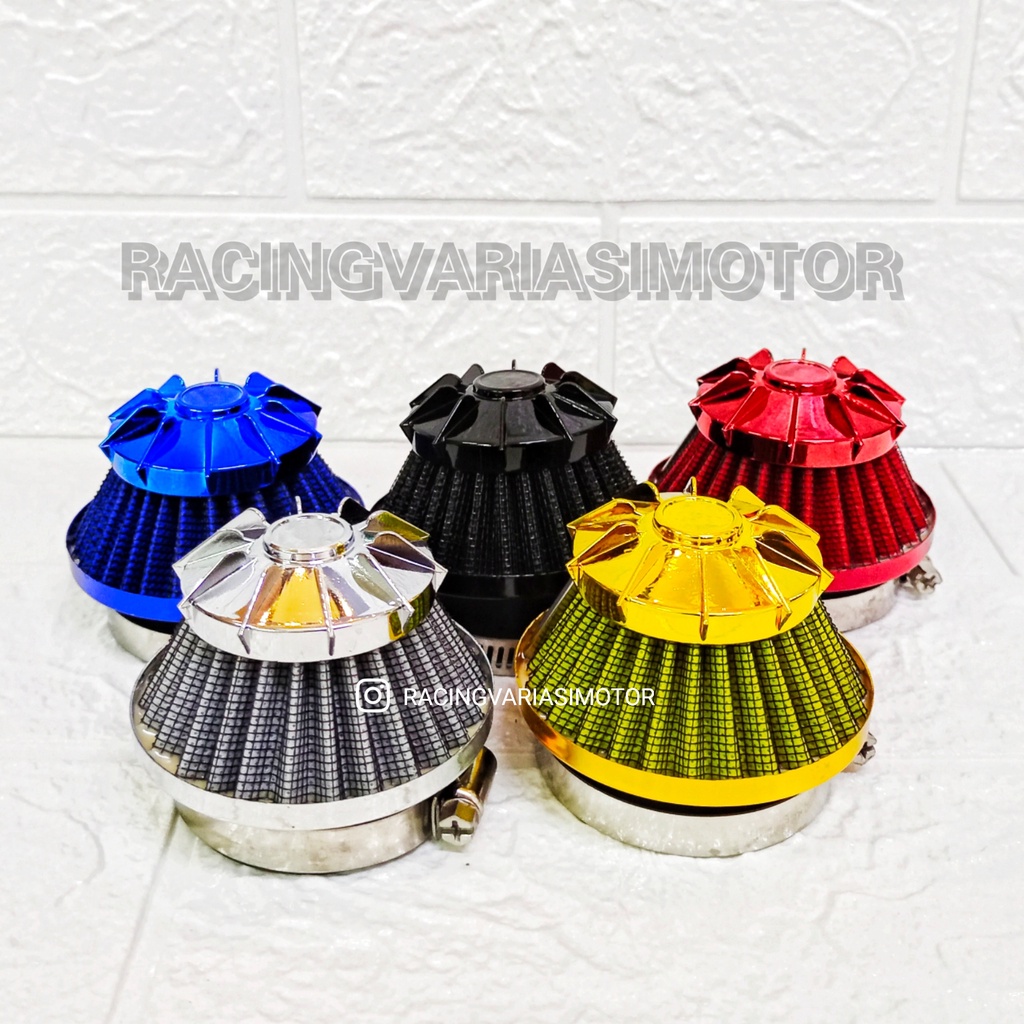 Jual Filter Udara Motor karbulator p.e 24 26 28 model jamur mahkota ...