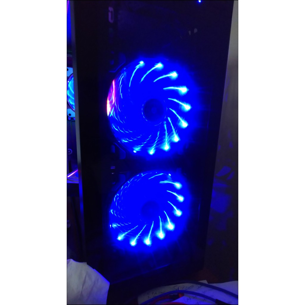 Jual Fan Kipas Casing CPU warna biru | Shopee Indonesia