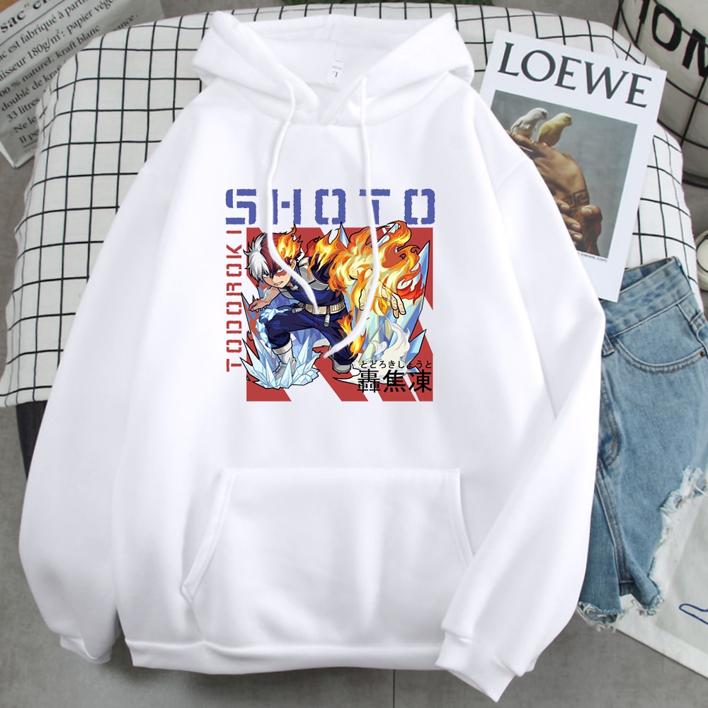 Jual Jaket Switer Hoodie My Hero Academia Todoroki Shoto Anime Boku No ...