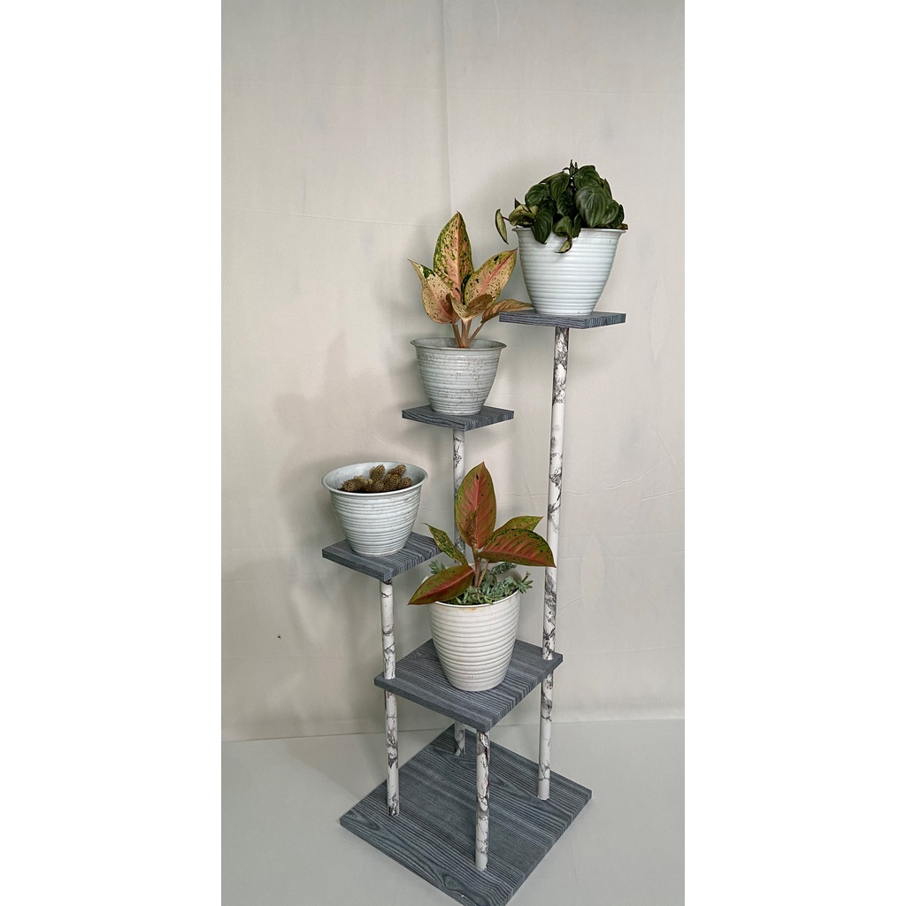 Jual RAK BUNGA MINIMALIS RAK BUNGA SUSUN RAK BUNGA LANTAI TINGKAT 4 ...