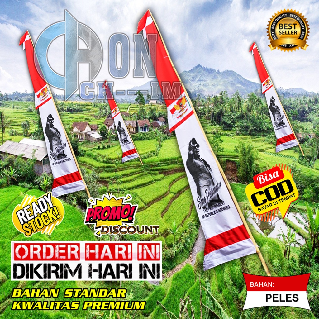 Jual BENDERA UMBUL UMBUL BANDIR SOEKARNO WARNA WARNI MERAH PUTIH#UMBUL BANDIR MURAH | Shopee ...