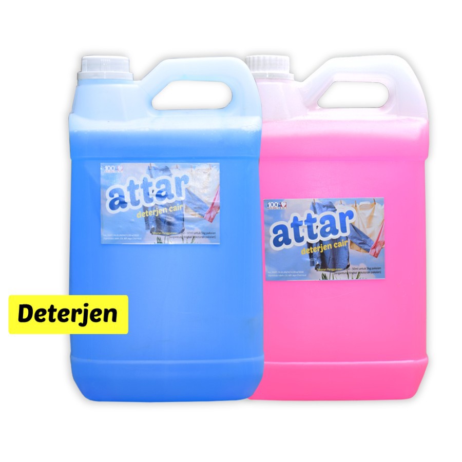 Jual Detergen Deterjen Cair ATTAR 5 Liter | Shopee Indonesia