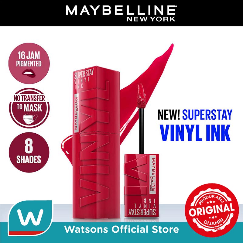 Jual Maybelline Superstay Vinyl Ink Tint 50 Wicked | Shopee Indonesia