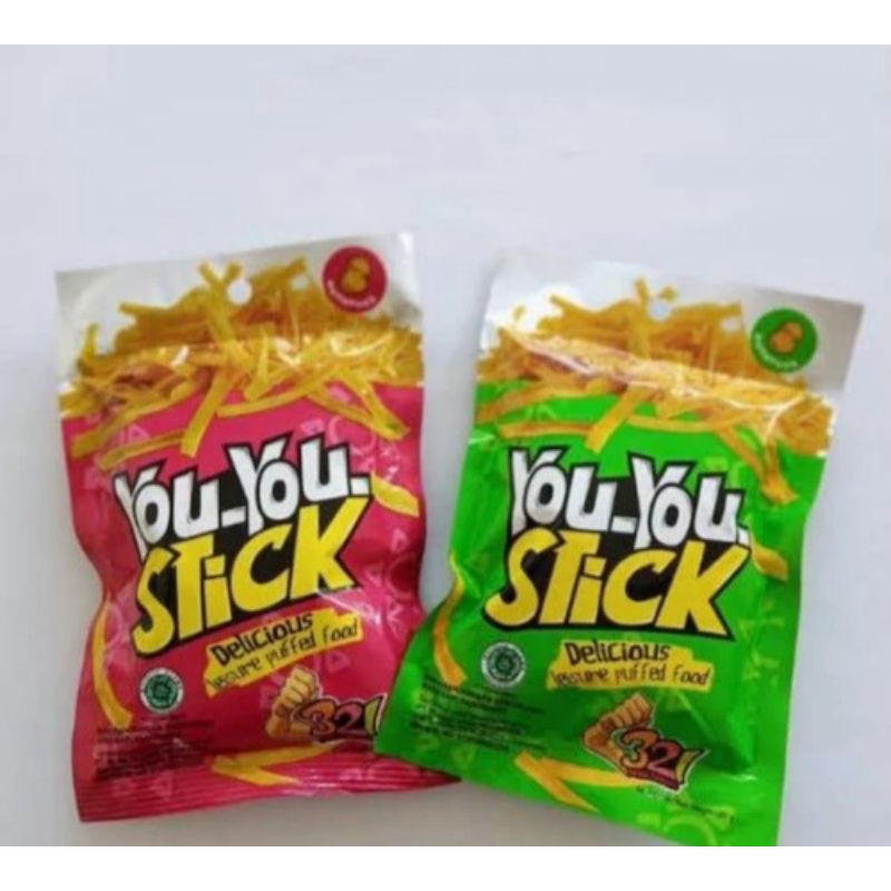 Jual YOU-YOU STIK SNACK PEDAS, RUMPUT LAUT (1PACK ISI 10PCS) | Shopee ...