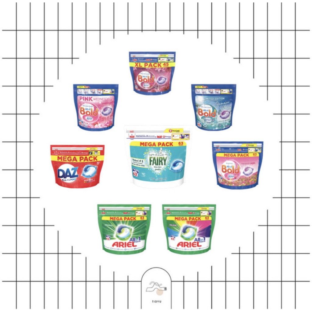 Jual All-in-1 Laundry Detergent Pods (ISI 9 PODS) | Shopee Indonesia