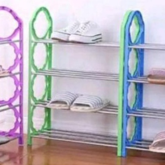 Jual Rak Sepatu Rak Sendal dan Sepatu 4 & 5 Susun Portable Ukuran Besar ...