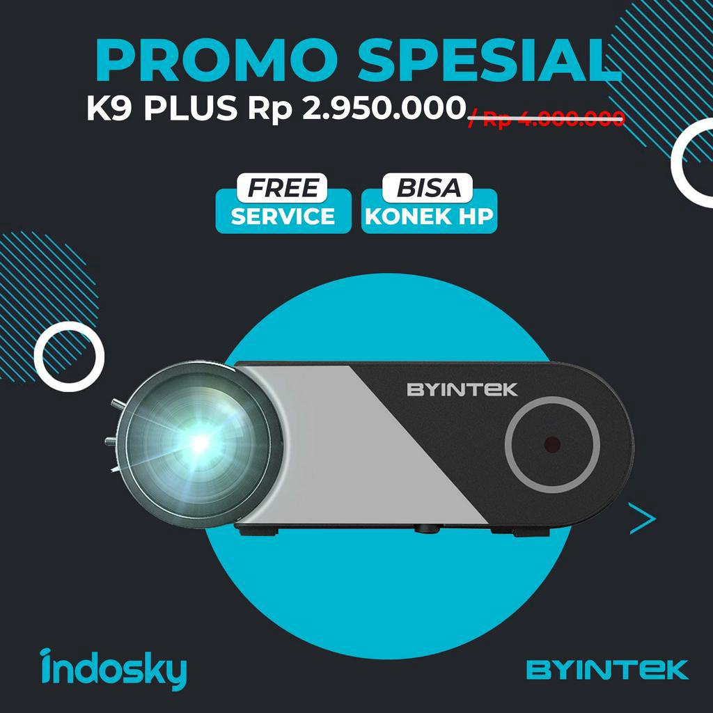 Jual PROMO Proyektor K9 PLUS Original Full HD | Byintek K9 Mirroring | Proyektor Mini Original ...