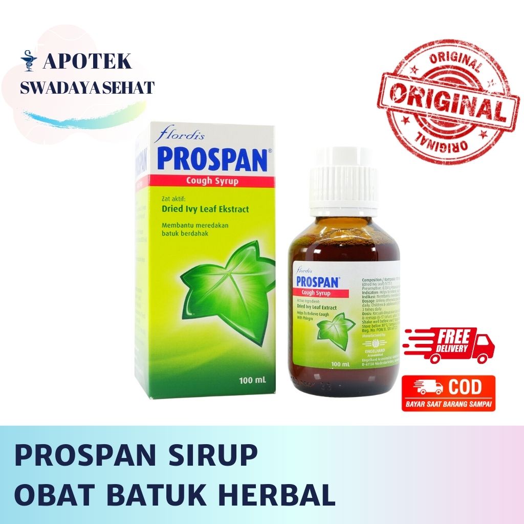 Jual PROSPAN Cough Sirup 100 ML Obat Batuk Herbal Syrup 70 ML | Shopee ...