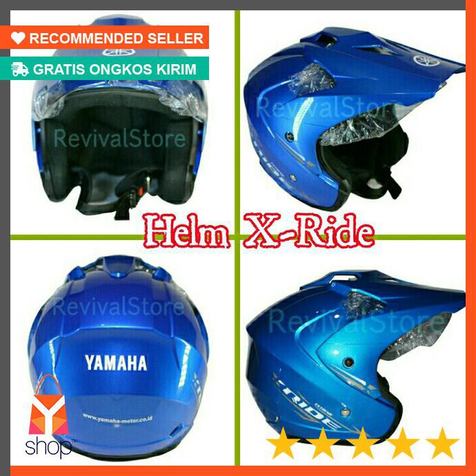 Jual SANGAT BAGUS ! Helm Yamaha Xride / helm murah | Shopee Indonesia